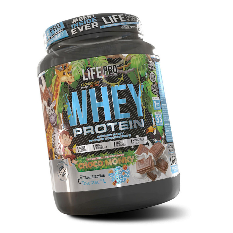 Life Pro Whey Choco Monky 1kg Limited Edition – Life Pro Nutrition ...